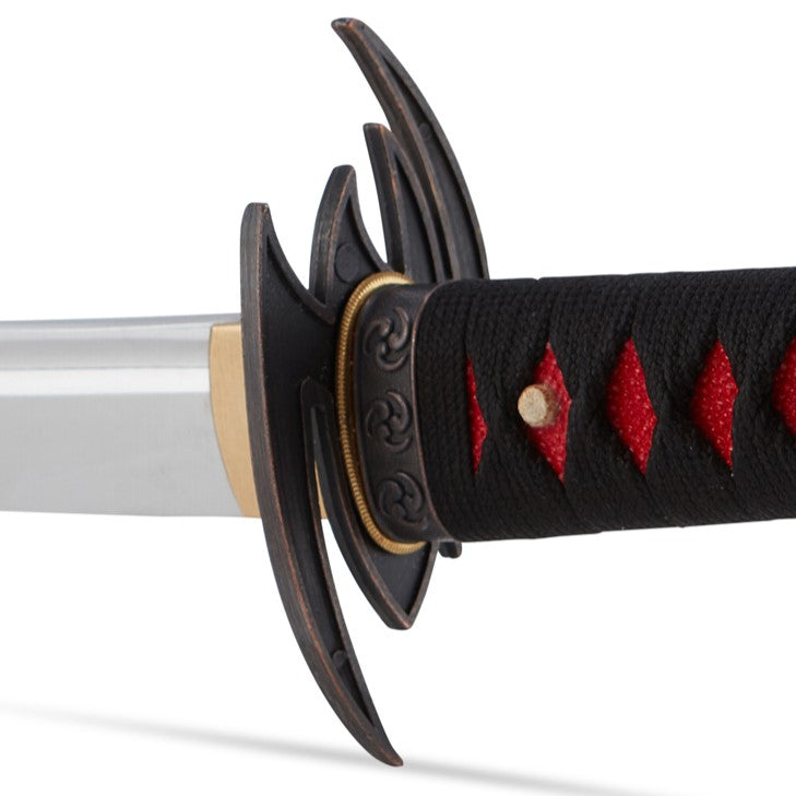 Black & Black Blade Katana Swords