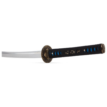 Hand Forged 1060 High Carbon Steel Blade Full Tang Ocean Wave Samurai ...