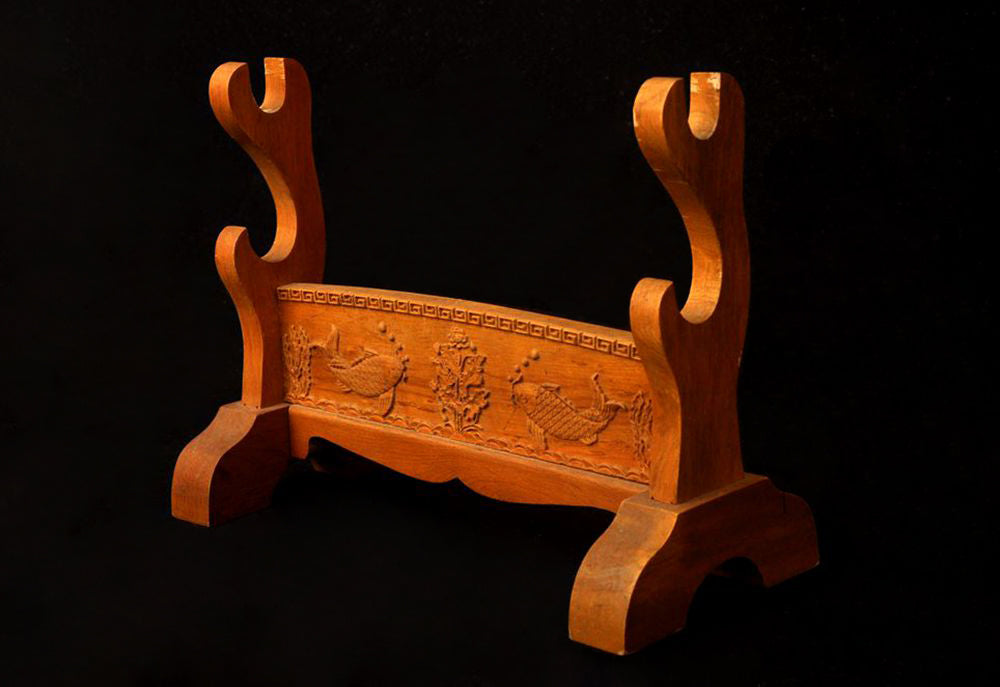 Aquatic Wooden Sword Display Stand