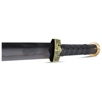Avatar the Last Airbender Sokka Meteor Sword Black Folded Steel Blade ...