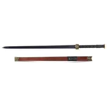 Avatar the Last Airbender Sokka Meteor Sword Black Folded Steel Blade ...