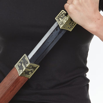 Avatar the Last Airbender Sokka Meteor Sword Black Folded Steel Blade ...