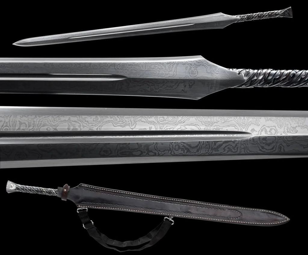 Sojutsu Hoko Yari Straight Japanese Spear Sword Folded Steel Blade 39 ...