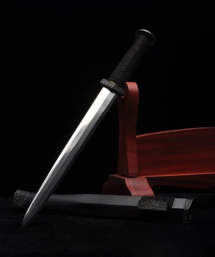 Purity Short Sword Eight-Sided Knife Hand Forged Folded Steel Blade ...