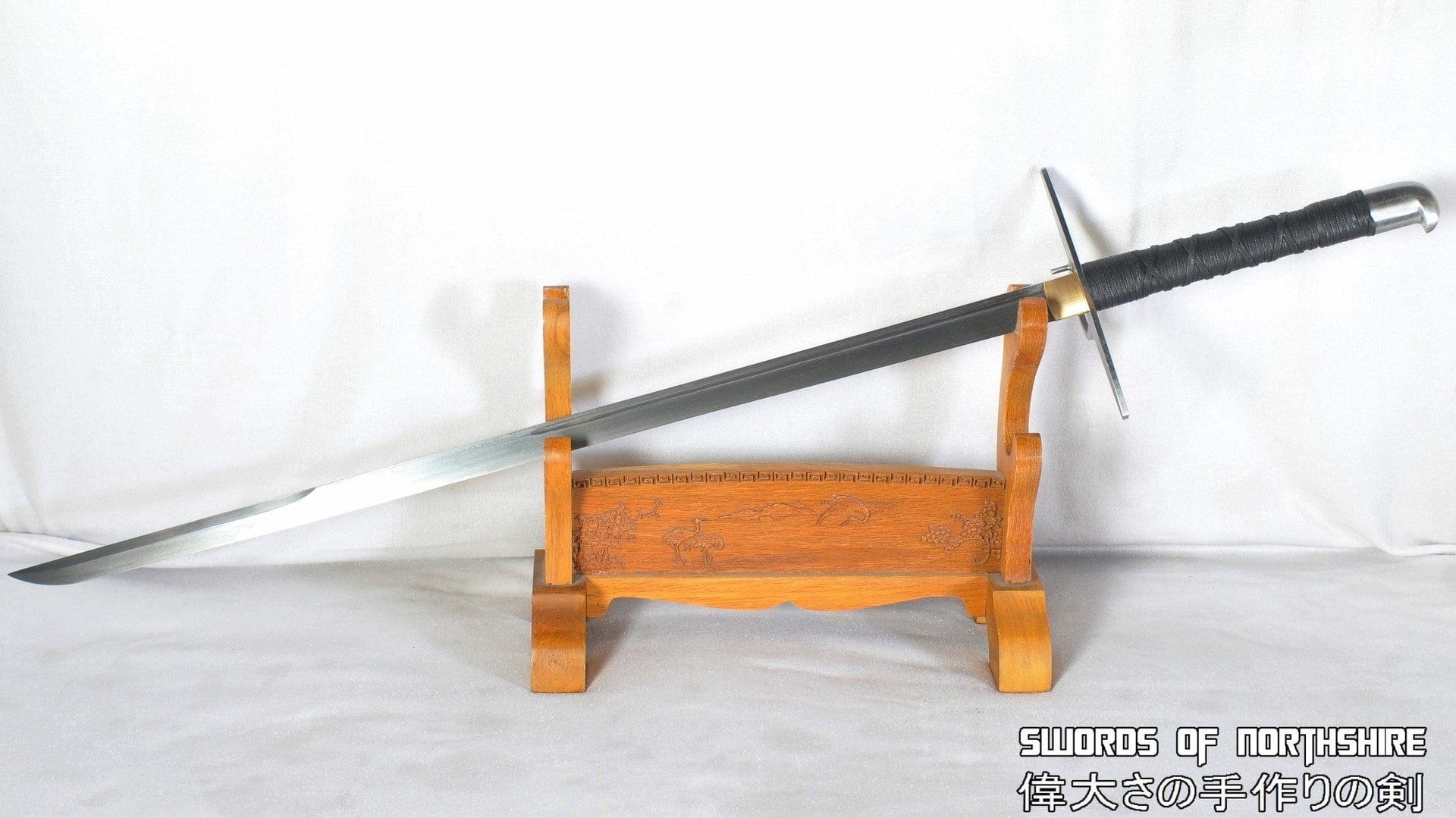 Messer / Bastard Sword / Katana Hybrid Straight Blade European Folded ...