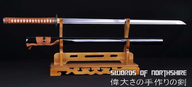 Hand Forged Folded Damascus Steel Ninjato Straight Blade Samurai Ninja ...