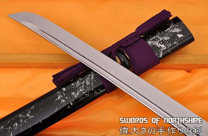 Hand Forged 1060 High Carbon Steel Blade Full Tang Oil Quenched Samurai ...