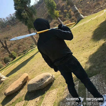 Sojutsu Hoko Yari Straight Japanese Qiang Spear Hand Forged 1095 High ...