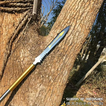 Sojutsu Hoko Yari Straight Japanese Qiang Spear Hand Forged 1095 High ...