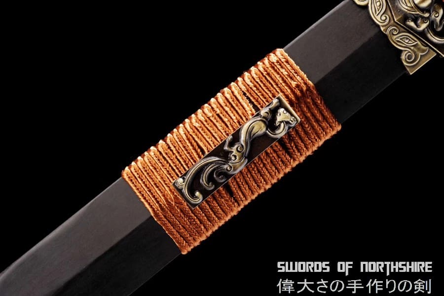 Red Cliff Short Sword Hand Forged Folded Steel Dagger Blade Battle ...