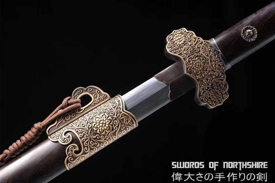Tang Dynasty Jian Hand Forged Folded Steel Blade Battle Ready Martial ...