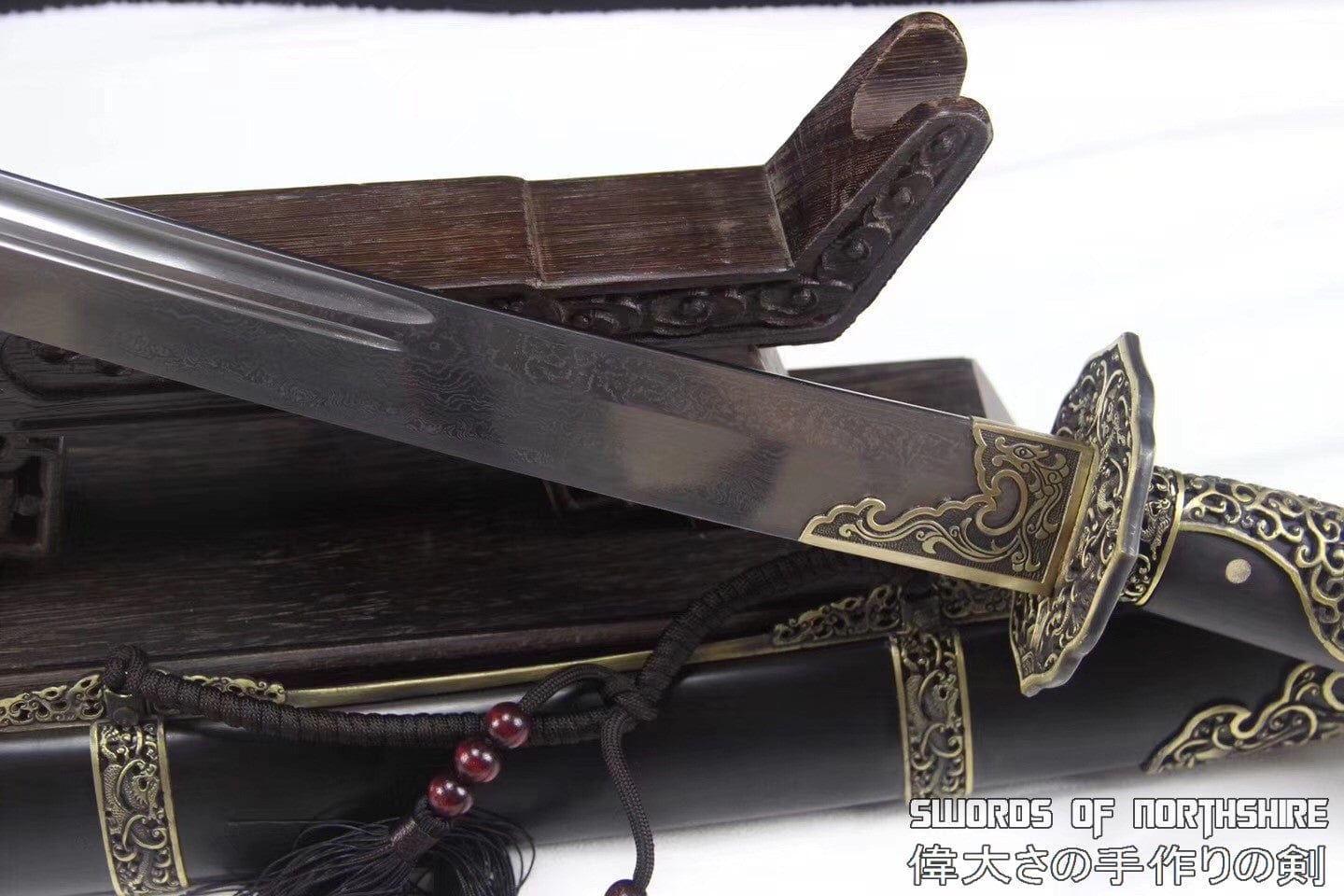 Enchanted Dragon Dao Folded High Carbon Damascus Steel 8,192 Layer ...