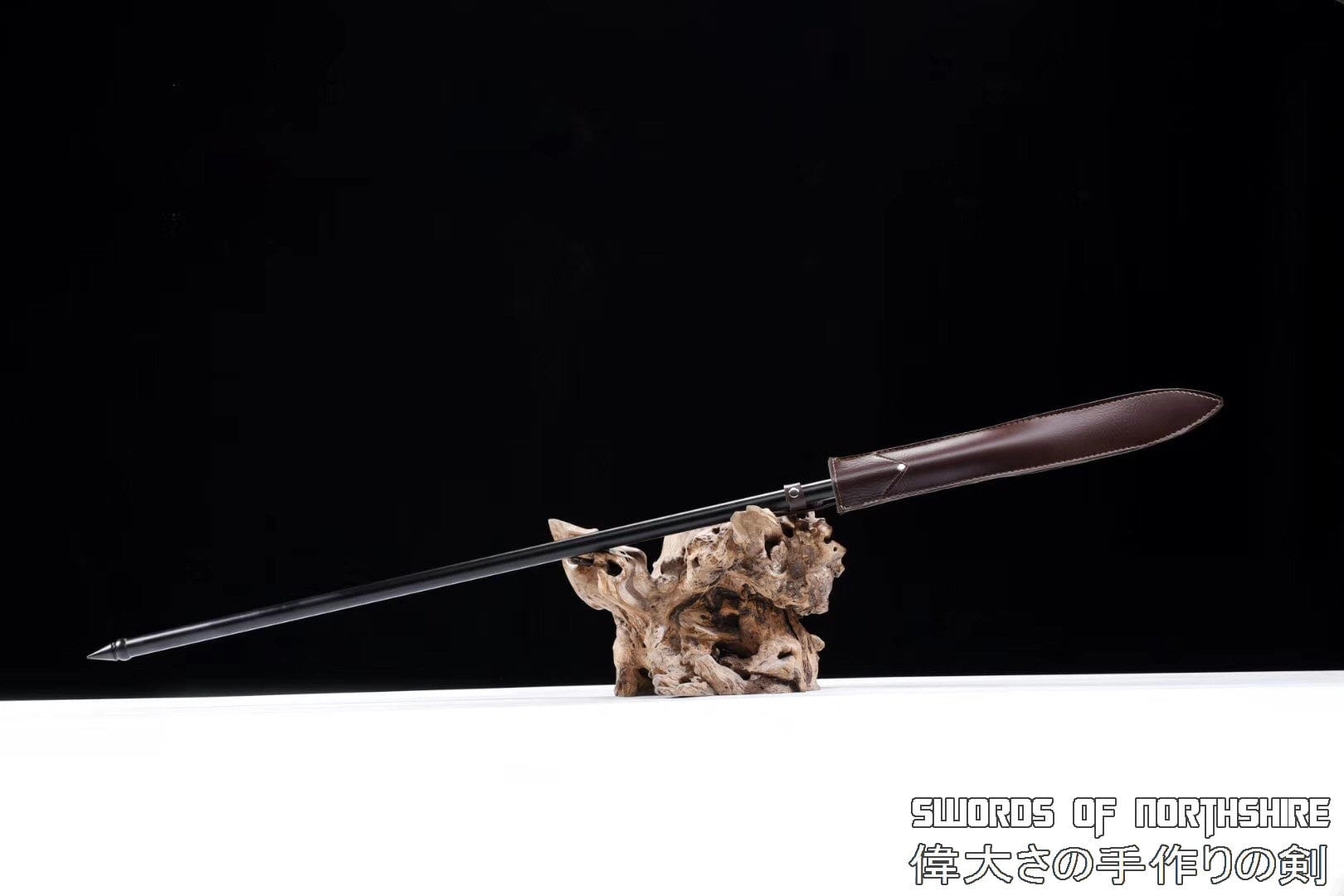 Chinese Tiger Spear Martial Arts Kung Fu Qiang Hand Forged Double-Edged Blade 79" Hoko Yari Lance