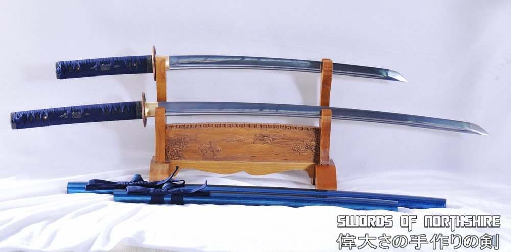 Blue Katana Swords