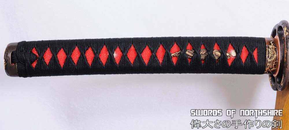 1095 High Carbon Steel Clay Tempered Unokubi Zukuri Double Edge Samurai ...
