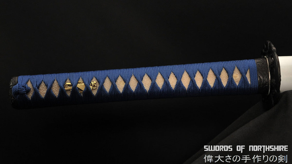 Wave 1095 High Carbon Steel Japanese Samurai Sword Battle Ready Katana