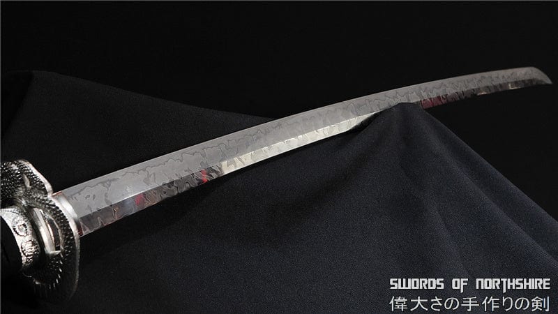1095 High Carbon Steel Snake Japanese Hitatsura Hamon Battle Ready ...