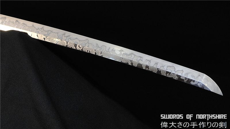 1095 High Carbon Steel Snake Japanese Hitatsura Hamon Battle Ready ...