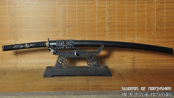 Hand Forged Hammered Spine Folded Steel Japanese Samurai Sword Battle ...