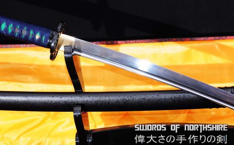 Hand Forged Folded Steel Blade Samurai Sword Maru Katana