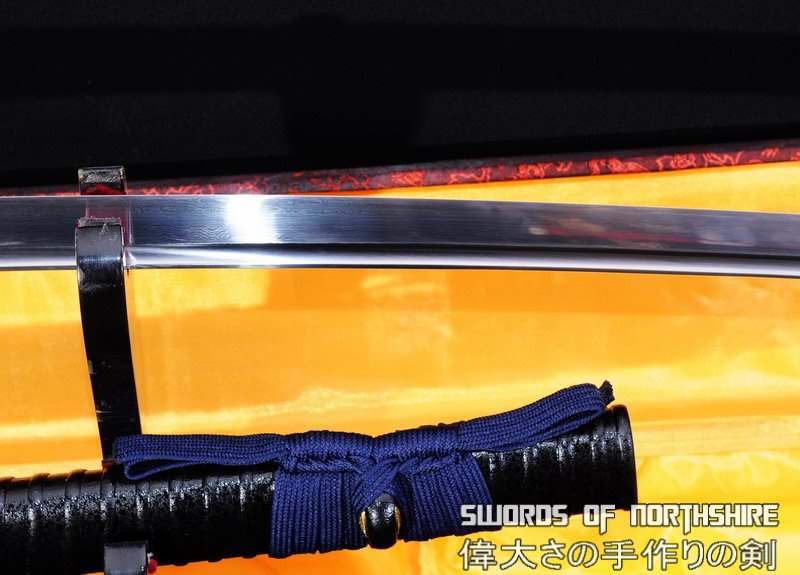 Hand Forged Folded Steel Blade Samurai Sword Maru Katana