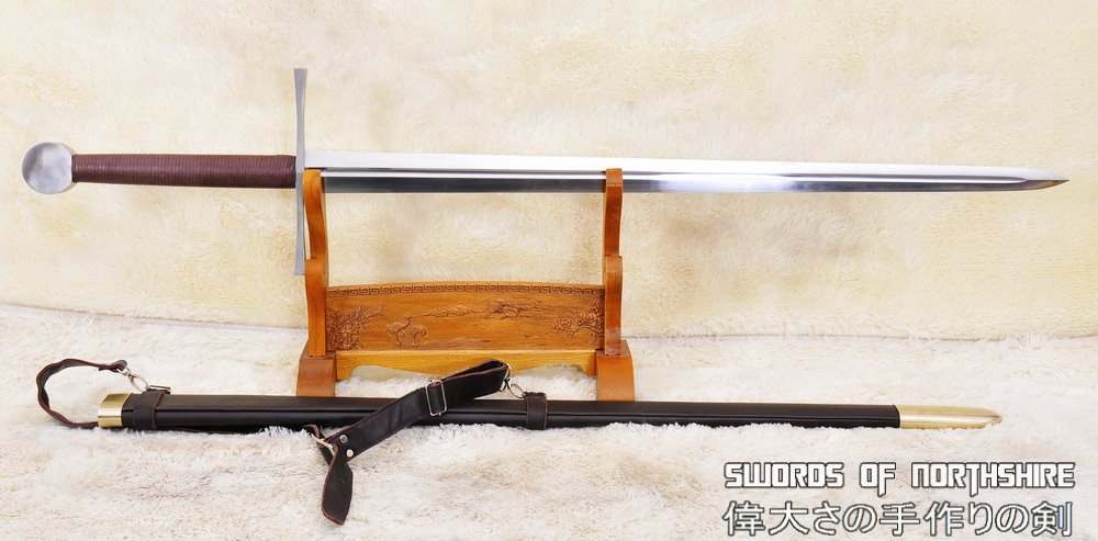 Hand Forged 1095 High Carbon Steel Fully Functional Straight European ...