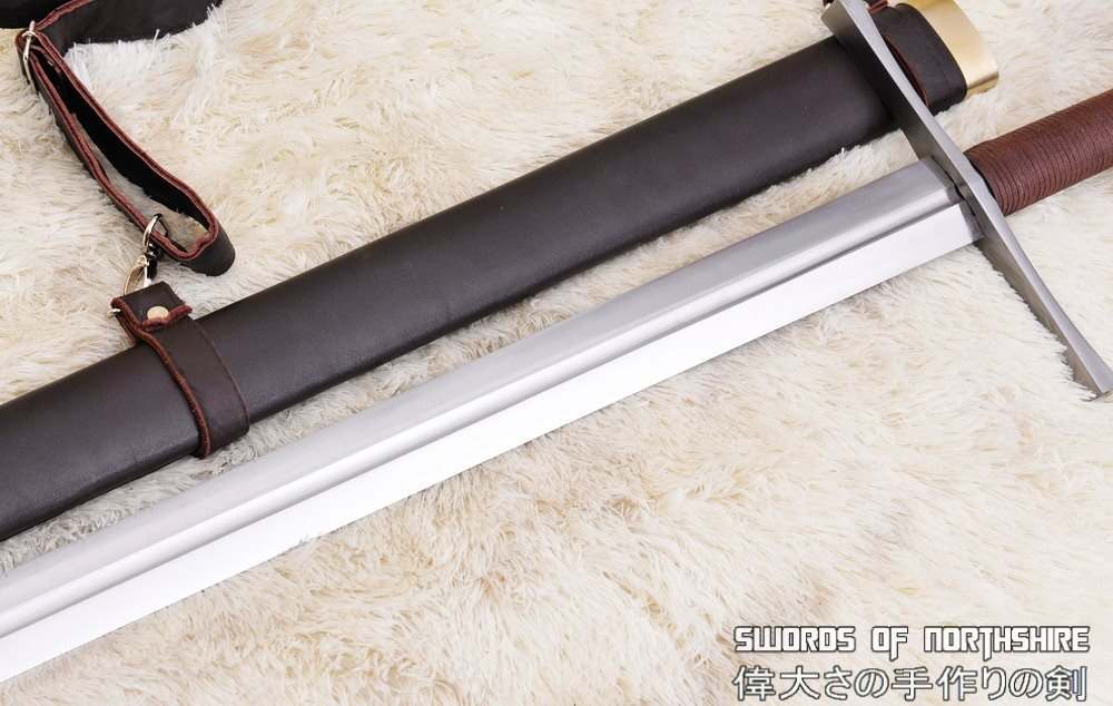 Hand Forged 1095 High Carbon Steel Fully Functional Straight European ...