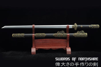 Ziying Tang Dao Hand Forged Folded Steel Battle Ready Martial Arts Tai ...