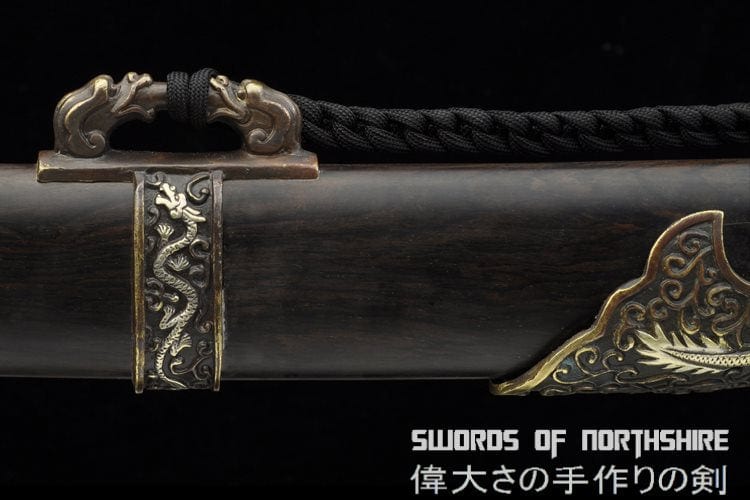 Tenglong Flying Dragon Chinese Sword Folded Steel Blade Kung Fu Martial ...