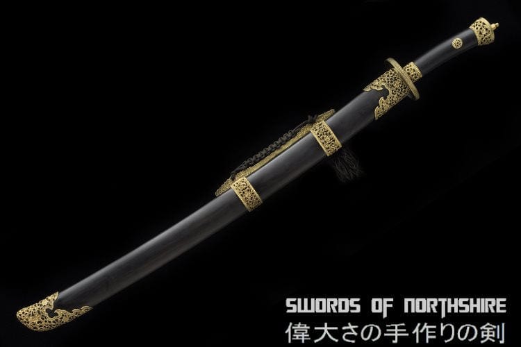 Qi Sheng Chinese Sword Folded Steel Blade Kung Fu Martial Arts Wushu ...