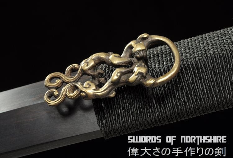 Straight Blade Dao Sword Folded Steel Blade Kung Fu Chinese Martial ...