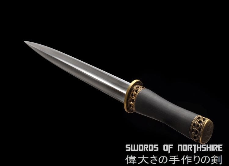 Yggdrasil's Branch Short Sword Knife Hand Forged Folded Steel Blade ...