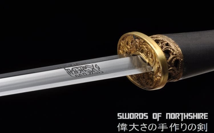 Yggdrasil's Branch Short Sword Knife Hand Forged Folded Steel Blade ...